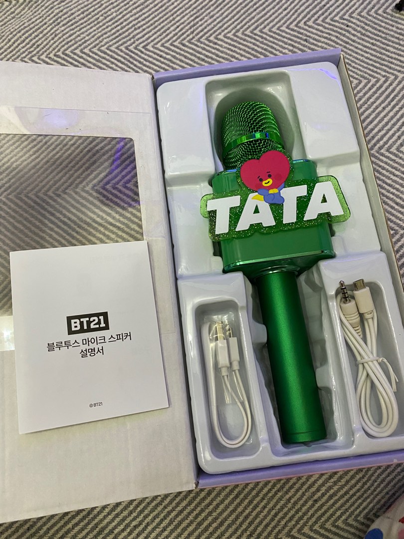 BT21 Tata Bluetooth Mic, Hobbies & Toys, Memorabilia & Collectibles, K ...