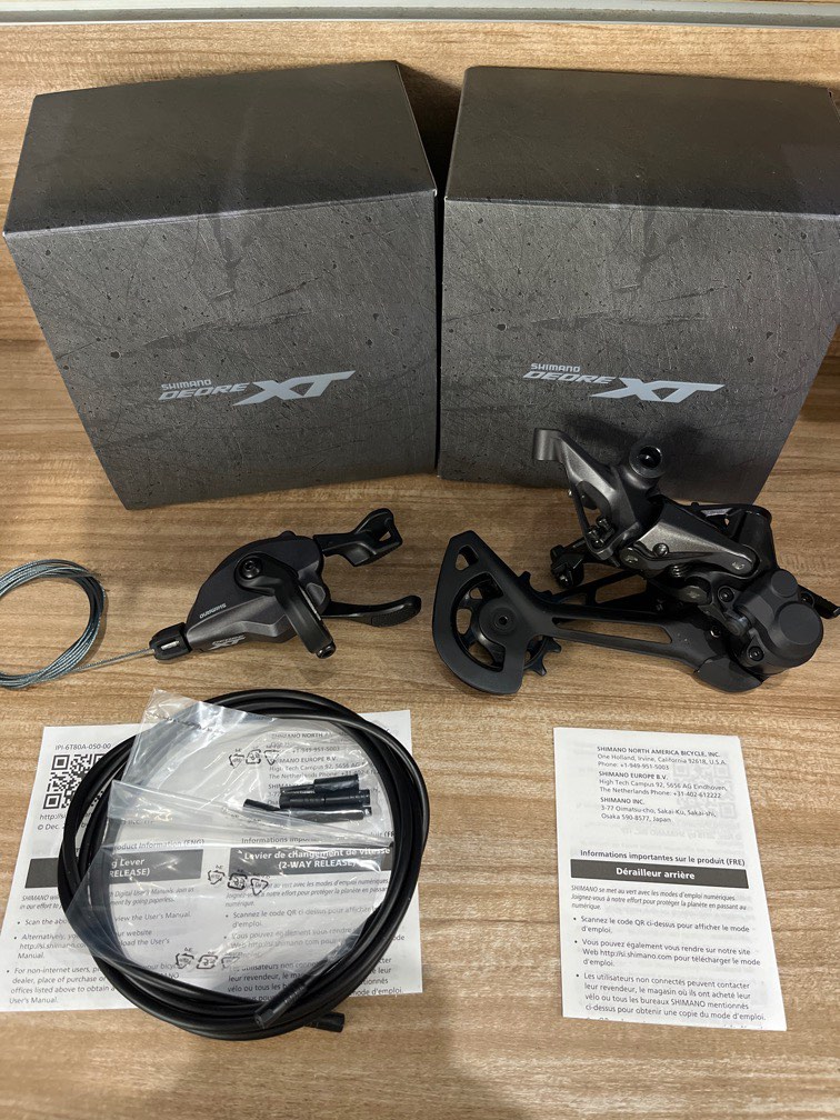 *BUNDLE* Shimano XT M8100 Shifter + Rear Derailleur, Sports Equipment, Bicycles & Parts, Parts ...