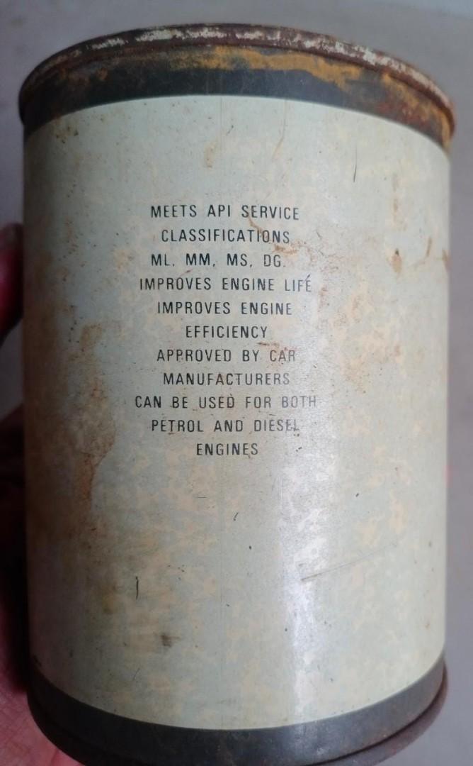 CALTEX , MOTOR OIL . VINTAGE COLLECTIBLE EMPTY TIN, Hobbies & Toys ...
