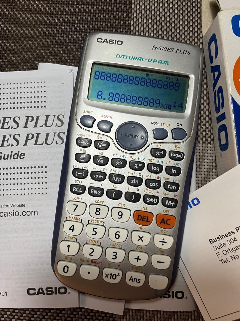 CASIO FX 570ES PLUS SCIENTIFIC CALCULATOR BOARD EXAM, Hobbies & Toys ...