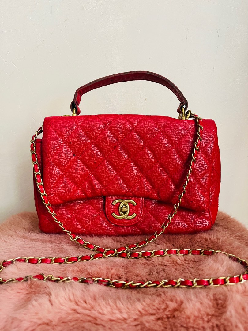 Cc Chaanel Caviar Sling Bag, Women's Fashion, Bags & Wallets, Cross ...