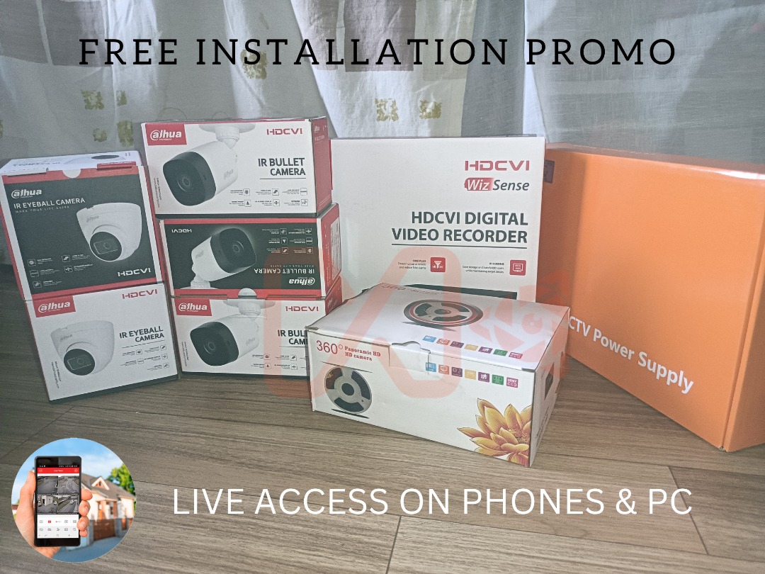 CCTV Sale Packages *Live Access on Phones *Free Installation Promo ...