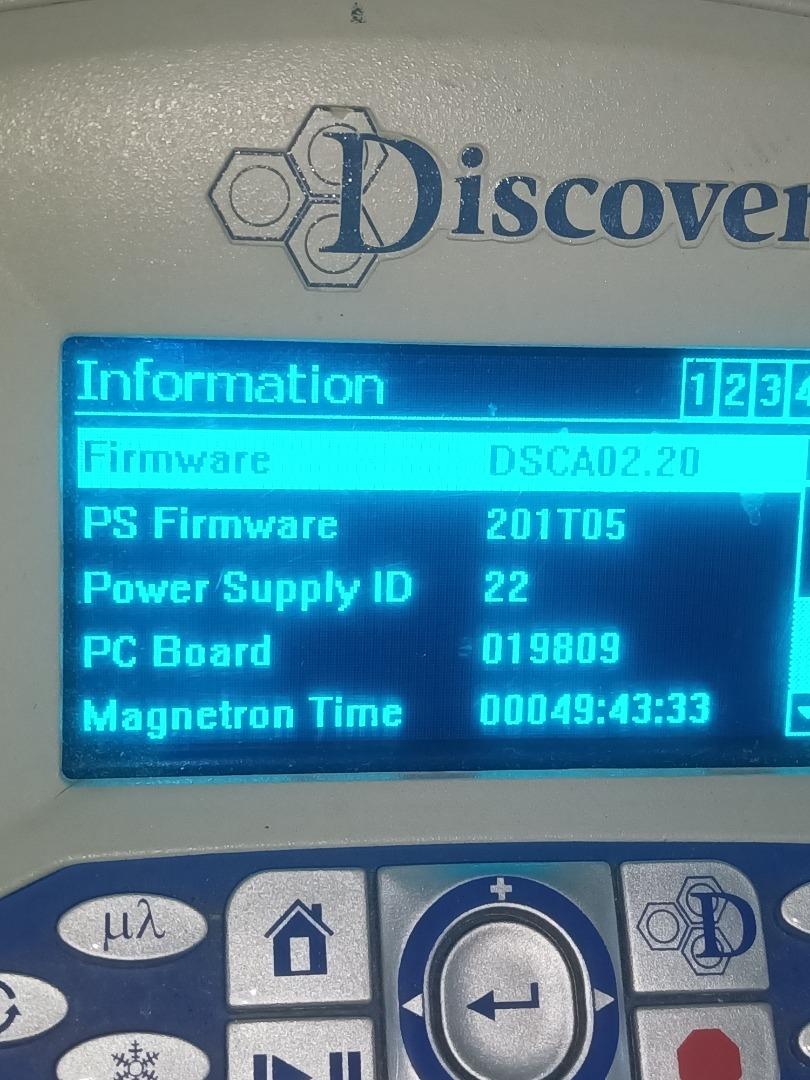 CEM discover-SP Microwave synthesizer 909155 CEM loader v1.19 Discover ...