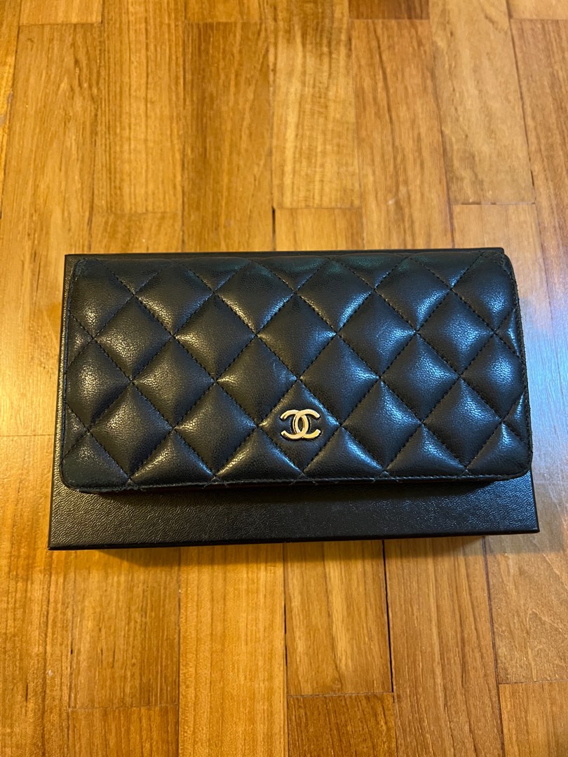 Chanel long wallet, Women's Fashion, Bags & Wallets, Wallets & Card ...