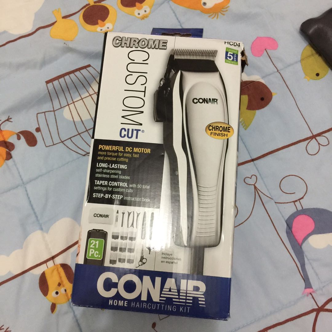 Conair Chrome Brand New Hair Clipper/ Electric Razor, Beauty & Personal ...