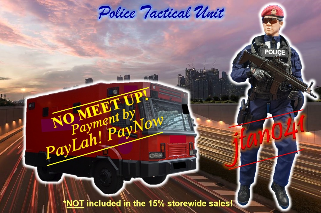 Customisation of 1:6 scale POLICE TACTICAL UNIT - Armed Strike Team ...