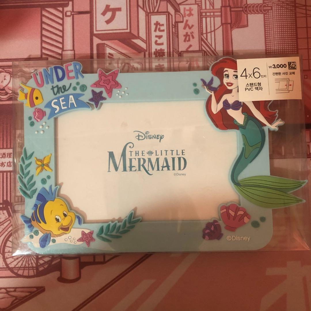 DAISO KOREA ARIEL LITTLE MERMAID PICTURE FRAME, Furniture & Home Living ...