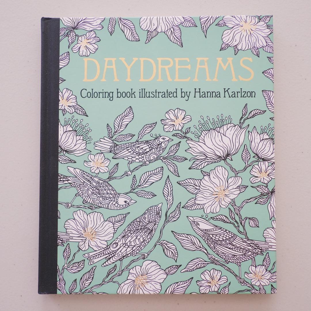 Daydreams Coloring Book (Hardcover), Hobbies & Toys, Stationary & Craft ...