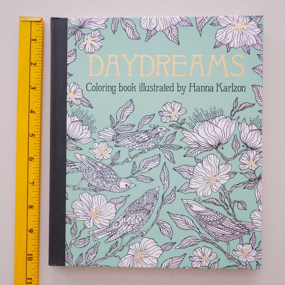 Daydreams Coloring Book (Hardcover), Hobbies & Toys, Stationary & Craft ...