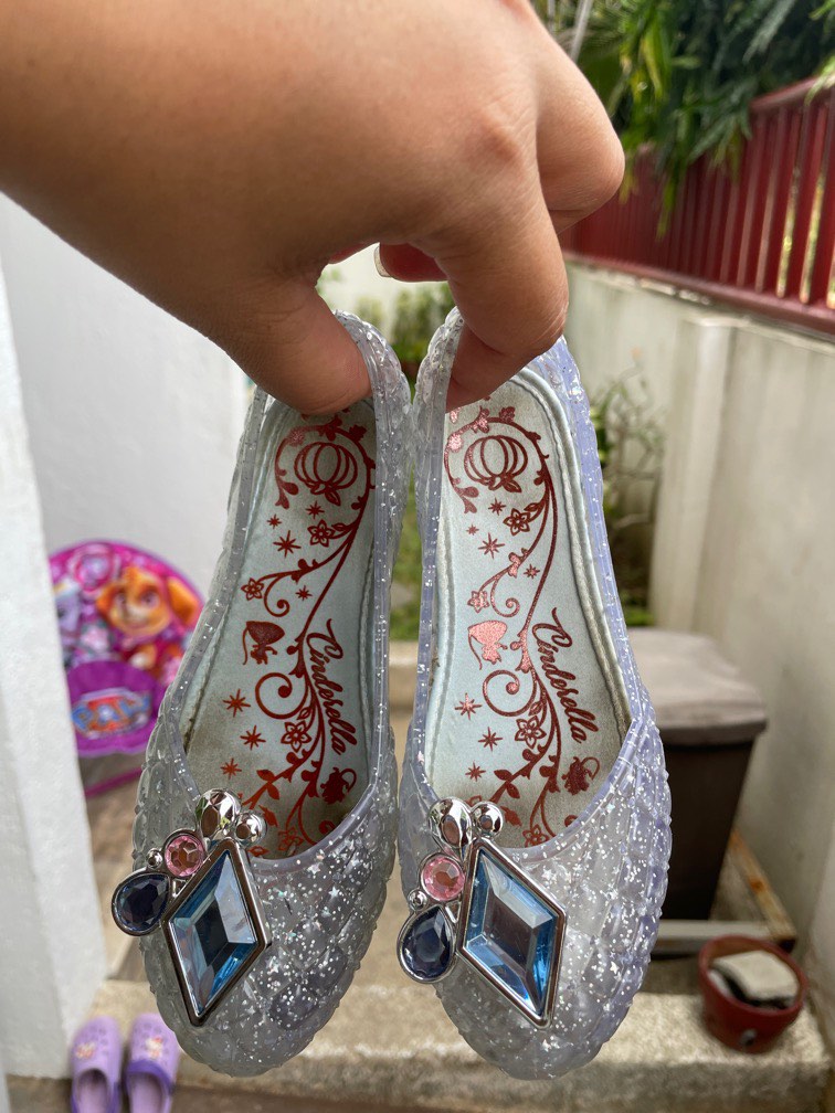Disney Glass slippers, Babies & Kids, Babies & Kids Fashion on Carousell