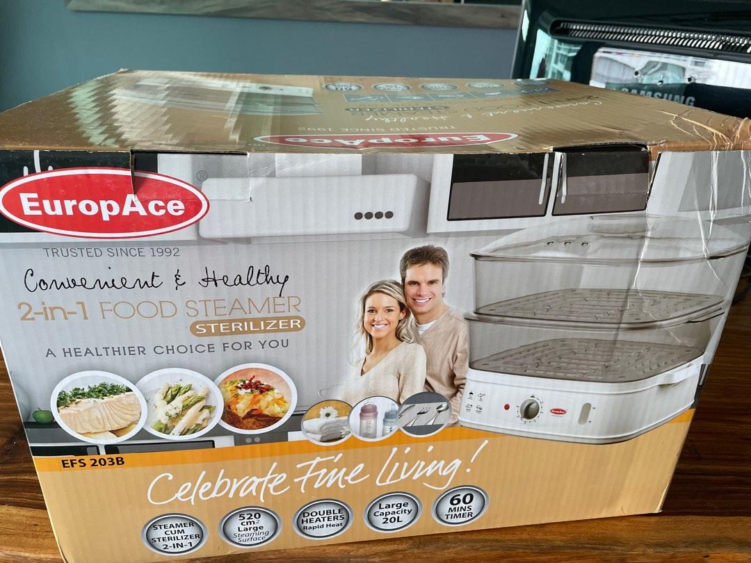 EuropAce 2 in 1 Food Steamer, Furniture & Home Living, Kitchenware ...