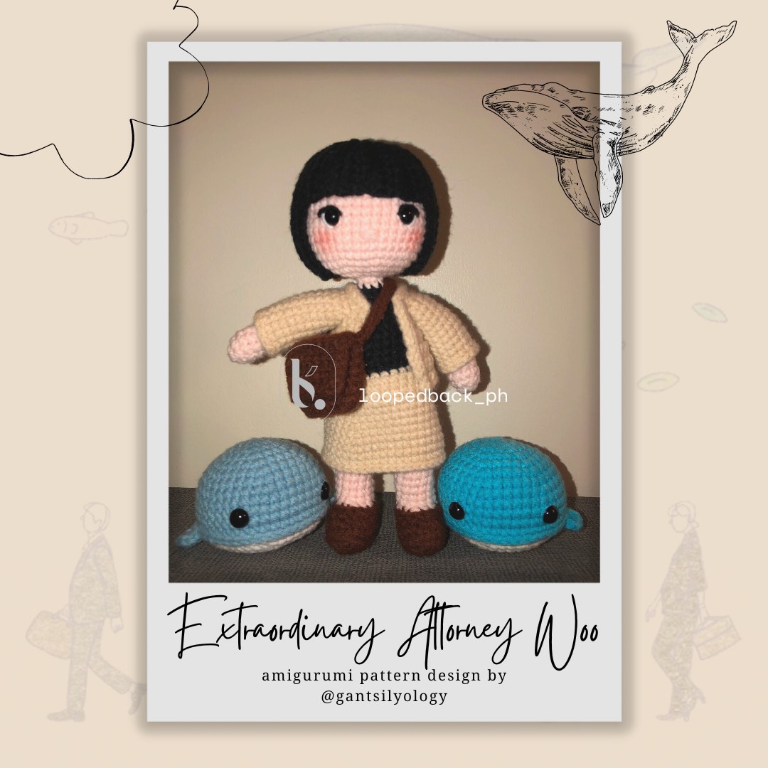 EXTRAORDINARY ATTORNEY WOO Amigurumi (Crochet) Stuffed Toy, Hobbies ...