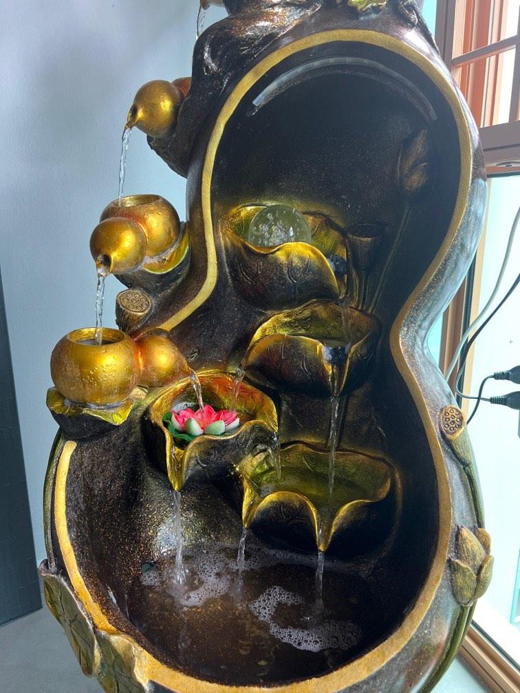 Fengshui Hu Lu gourd water fountain, Furniture & Home Living, Home ...