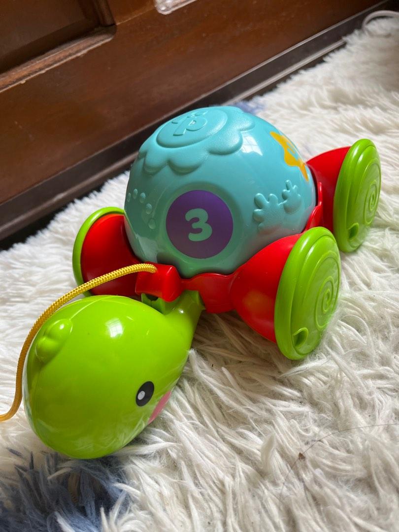 Fisher Price Pull Along Turtle, Babies & Kids, Infant Playtime on Carousell