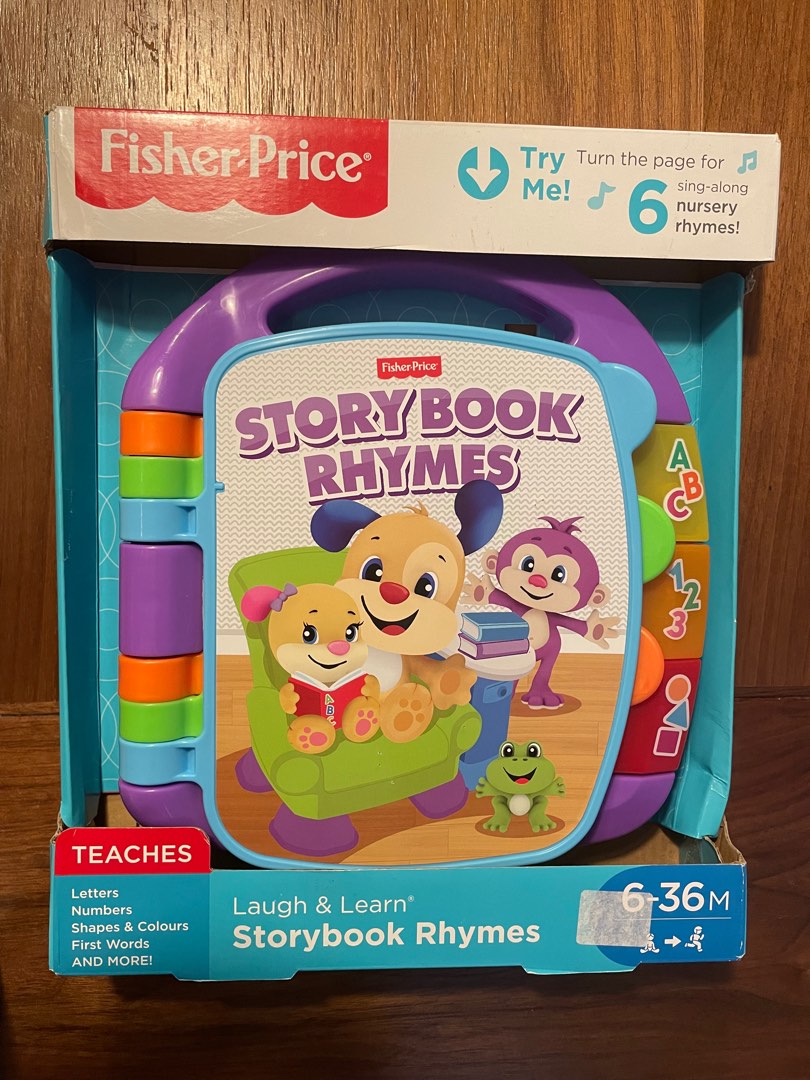Fisher Price Story Book Rhymes, Babies & Kids, Infant Playtime on Carousell