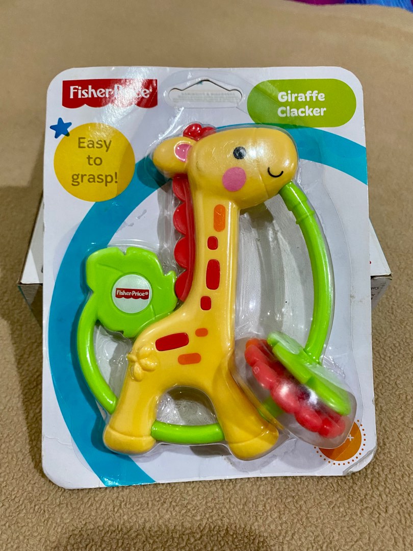 Fisher-Price Giraffe Clacker, Babies & Kids, Infant Playtime on Carousell
