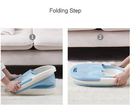 [Foot Soaking Bucket] Large Collapsible Foot Soak Bucket with Massage ...