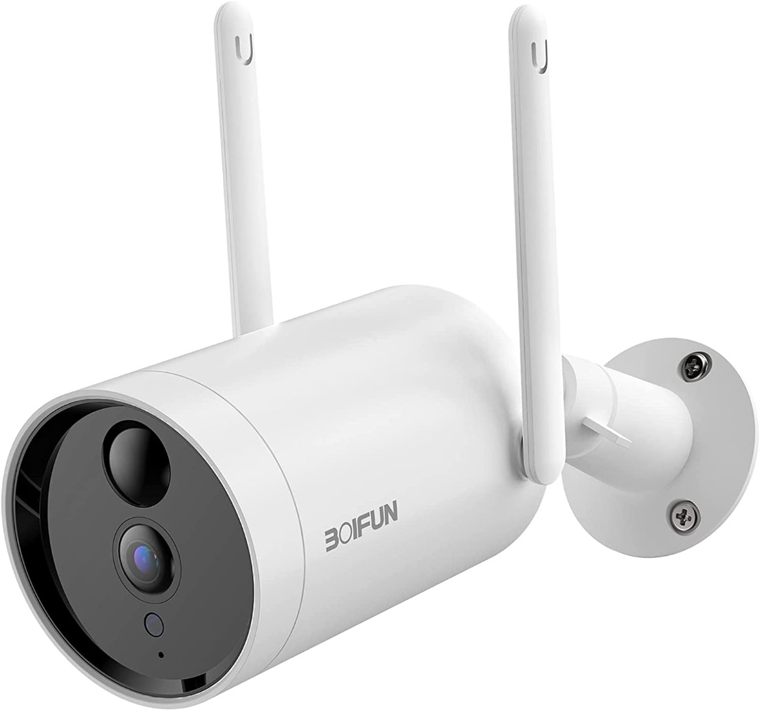 FR CCTV Camera Wireless, BOIFUN 1080P Resolution, 10400mAh Rechargeable ...