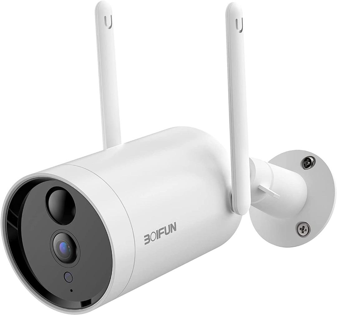 FR CCTV Camera Wireless, BOIFUN 1080P Resolution, 10400mAh Rechargeable ...