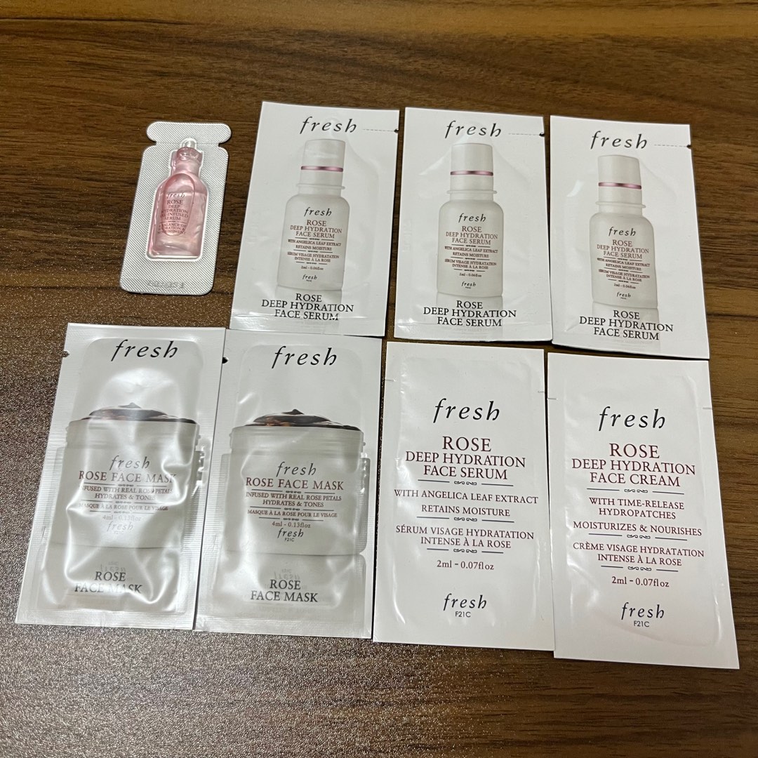 Fresh Rose Deep Hydration Face Serum / Fresh Rose Face Mask / Fresh ...