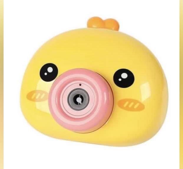 Fun Cute Bubble Camera Toys Auto Blow Bubbles Cow Duck Design For Kids ...