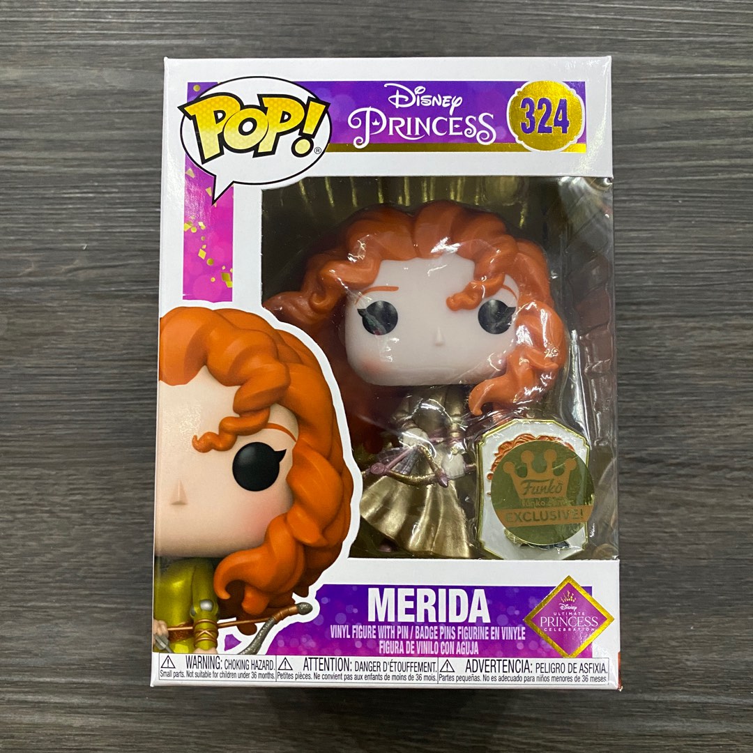 Funko Pop #324: Disney Ultimate Princess Collection - Merida (Gold ...