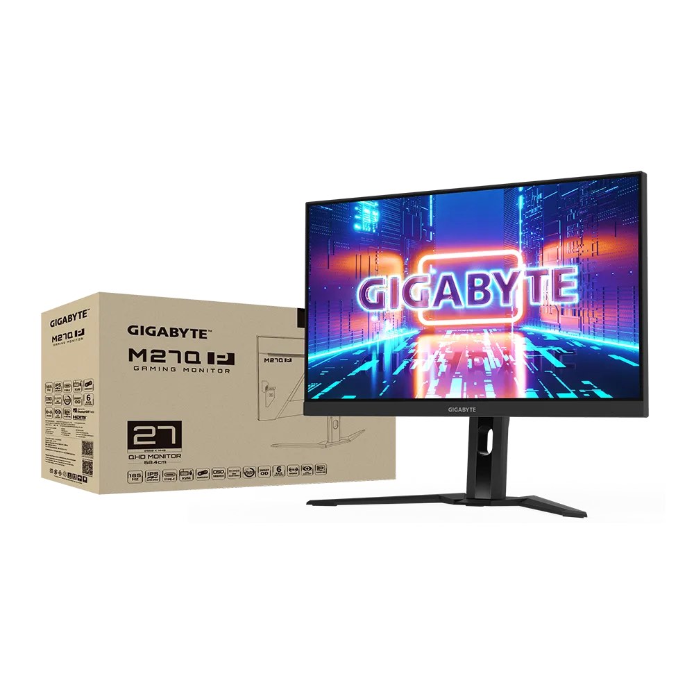 GIGABYTE M27Q P 27” inch Gaming Monitor - 170Hz QHD IPS Gaming Monitor ...