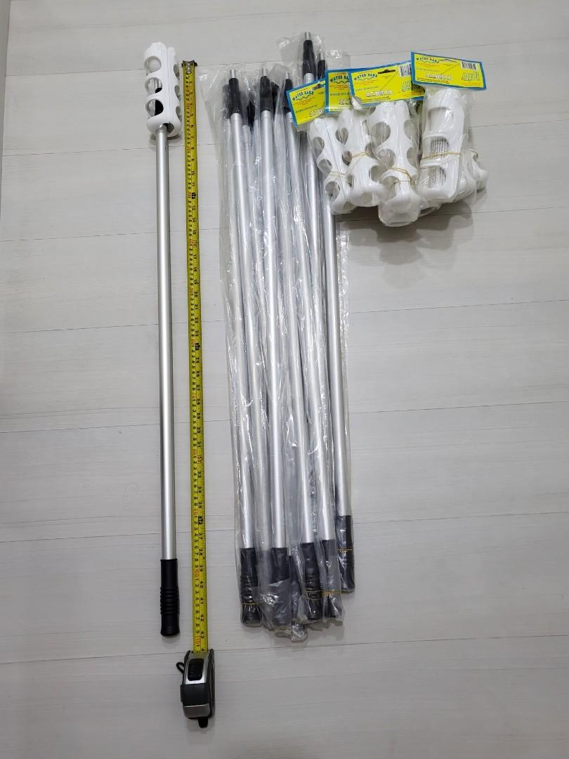 Golf Ball Rake Water Ball Picker Pond Ball Retriever with 6-ball Head ...