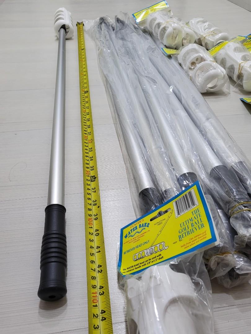 Golf Ball Rake Water Ball Picker Pond Ball Retriever with 6-ball Head ...