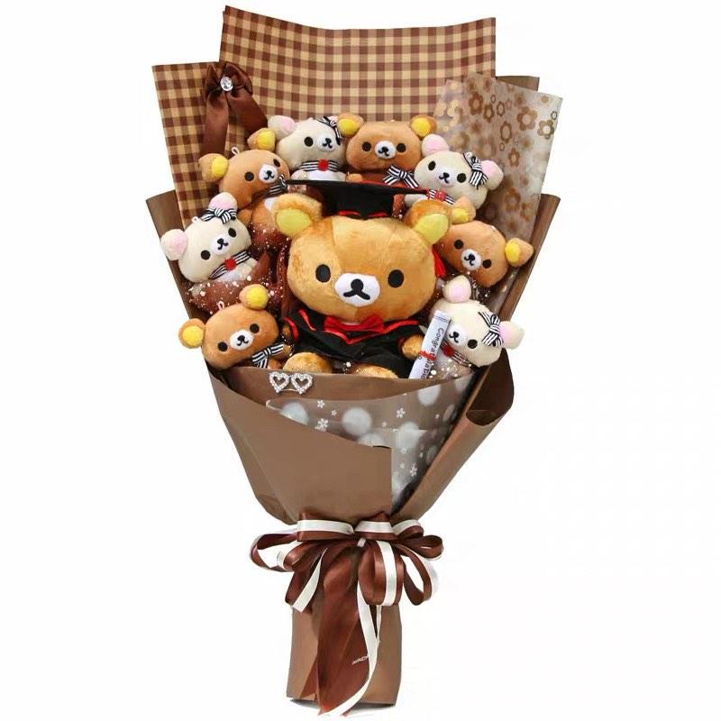 Graduation Rilakkuma Bouquet, Hobbies & Toys, Stationery & Craft ...