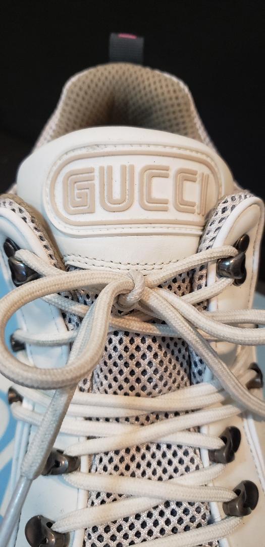 GUCCI FLASHTREK WHITE, Men's Fashion, Footwear, Sneakers on Carousell