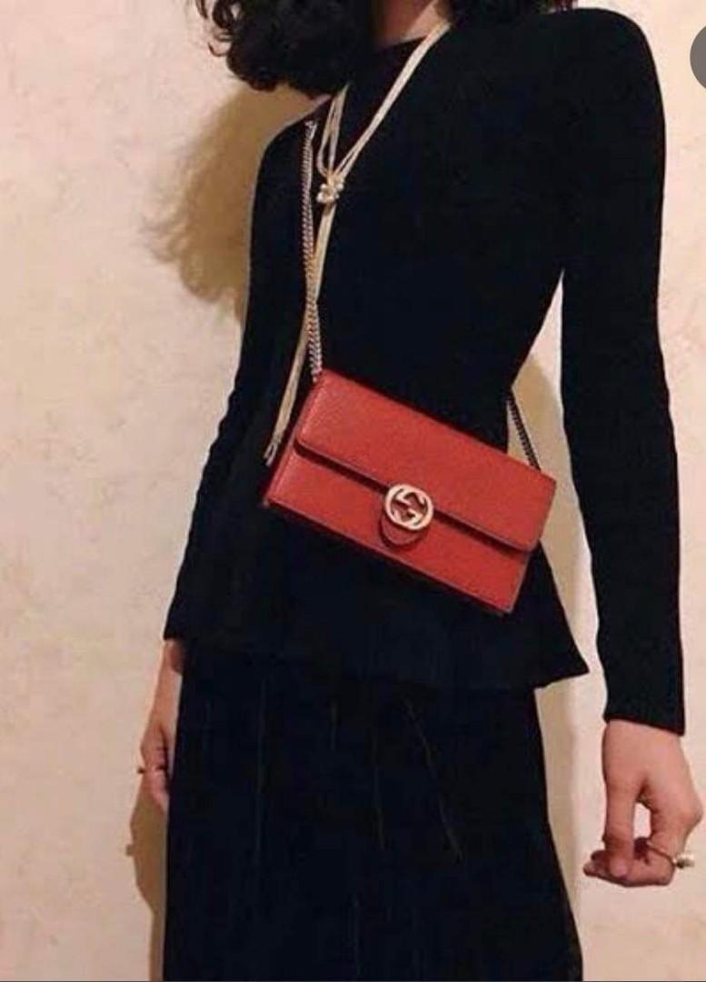 Gucci interlocking woc, Luxury, Bags & Wallets on Carousell