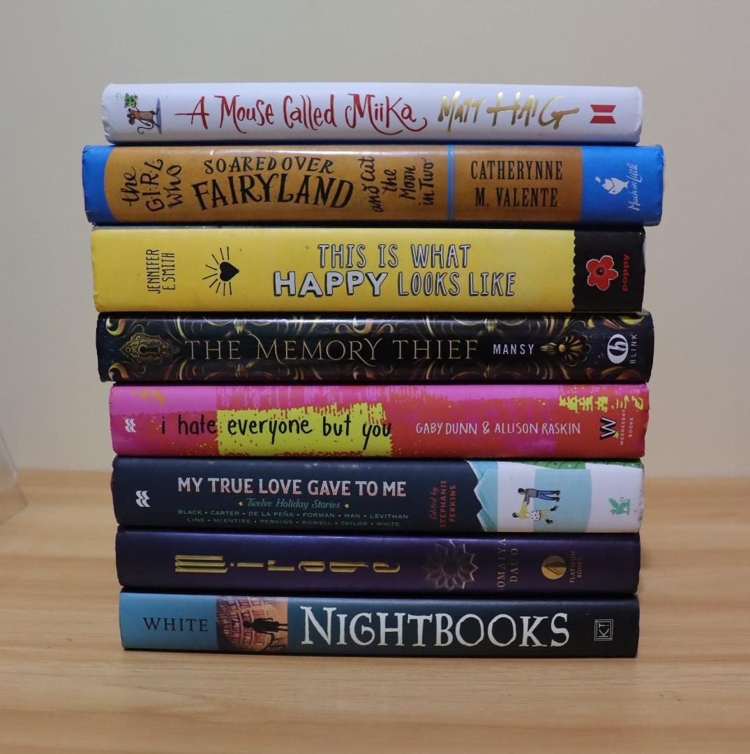 Hardbound/Hardcover Books (Matt Haig, Fairyland, This is What Happy ...