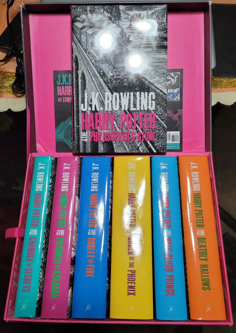 Harry Potter Hardcover Boxed Set Adult Edition - Complete Set with FREE ...