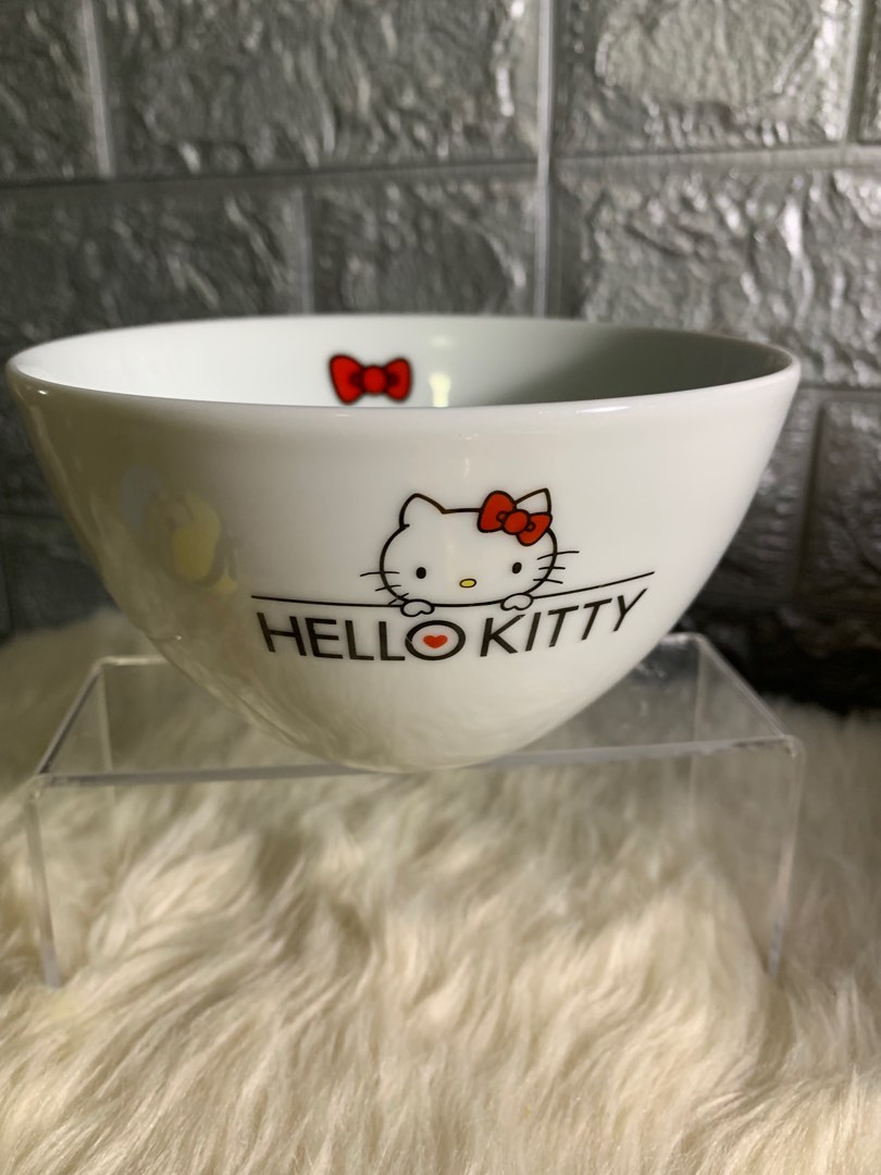 Hello Kitty red ribbon Bowl year 2012, Furniture & Home Living ...