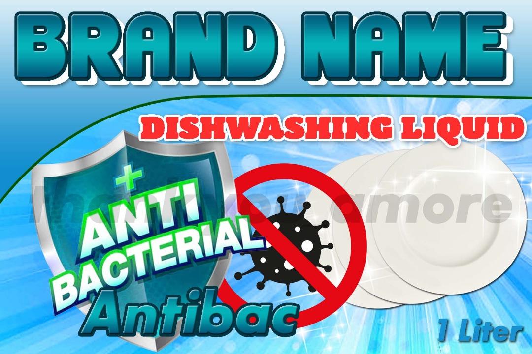 High Quality Customized Sticker for Dishwashing Liquid 2x3 inches 500 ...