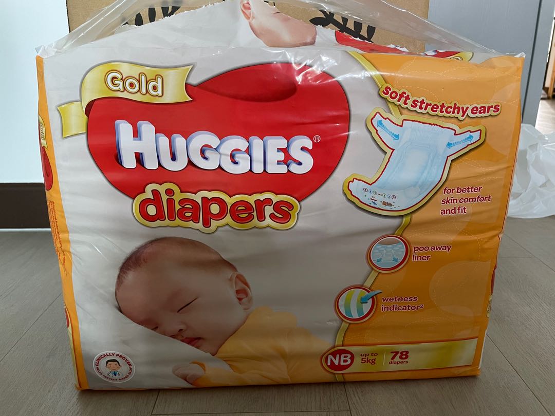 Huggies NB diapers, Babies & Kids, Bathing & Changing, Diapers & Baby ...