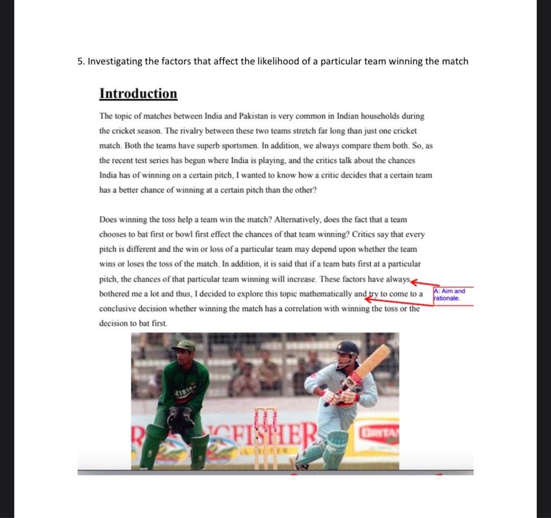 IB SL Math Internal Assessments IA, Hobbies & Toys, Books & Magazines ...