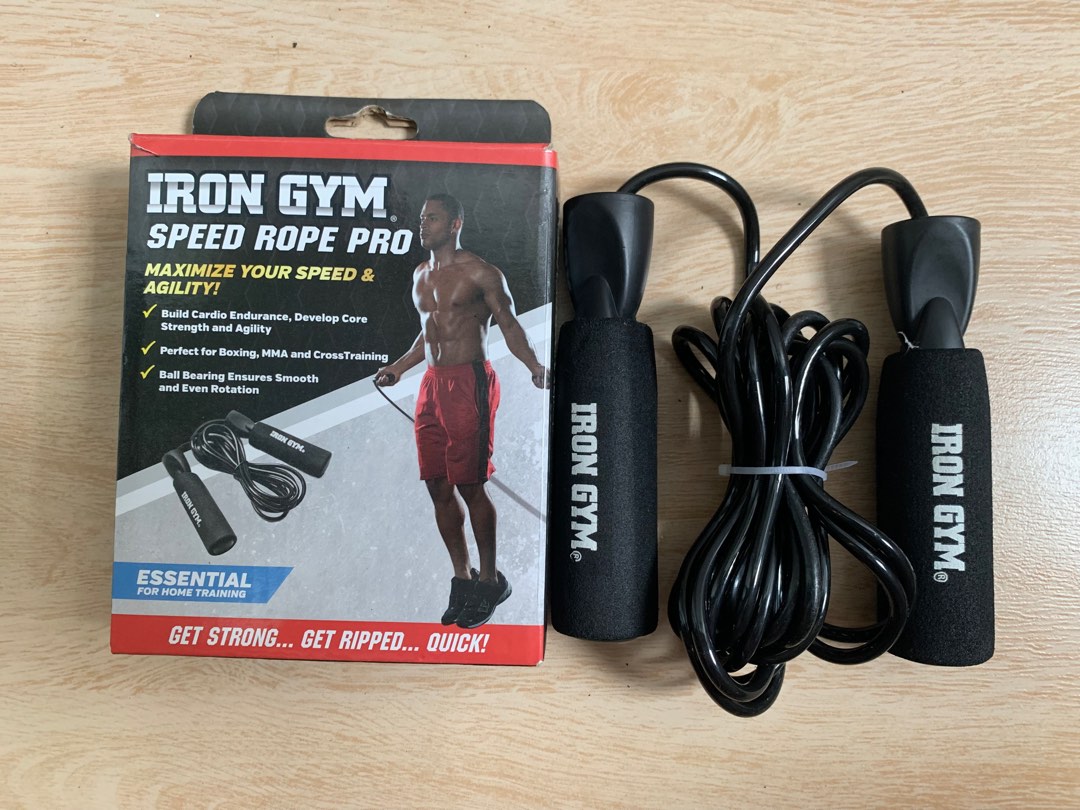 Iron Gym Speed Rope Pro, Sports Equipment, Exercise & Fitness, Cardio ...