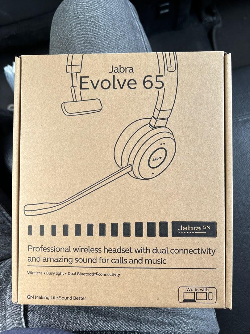 Jabra Evolve 65 Wireless Mono, Audio, Headphones & Headsets on Carousell