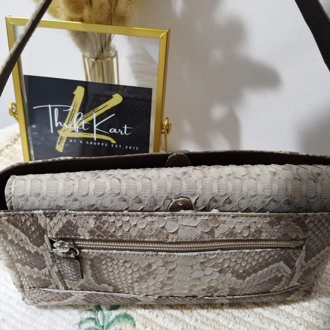 JRA Snake Skin Baguette Bag, Women's Fashion, Bags & Wallets, Shoulder ...