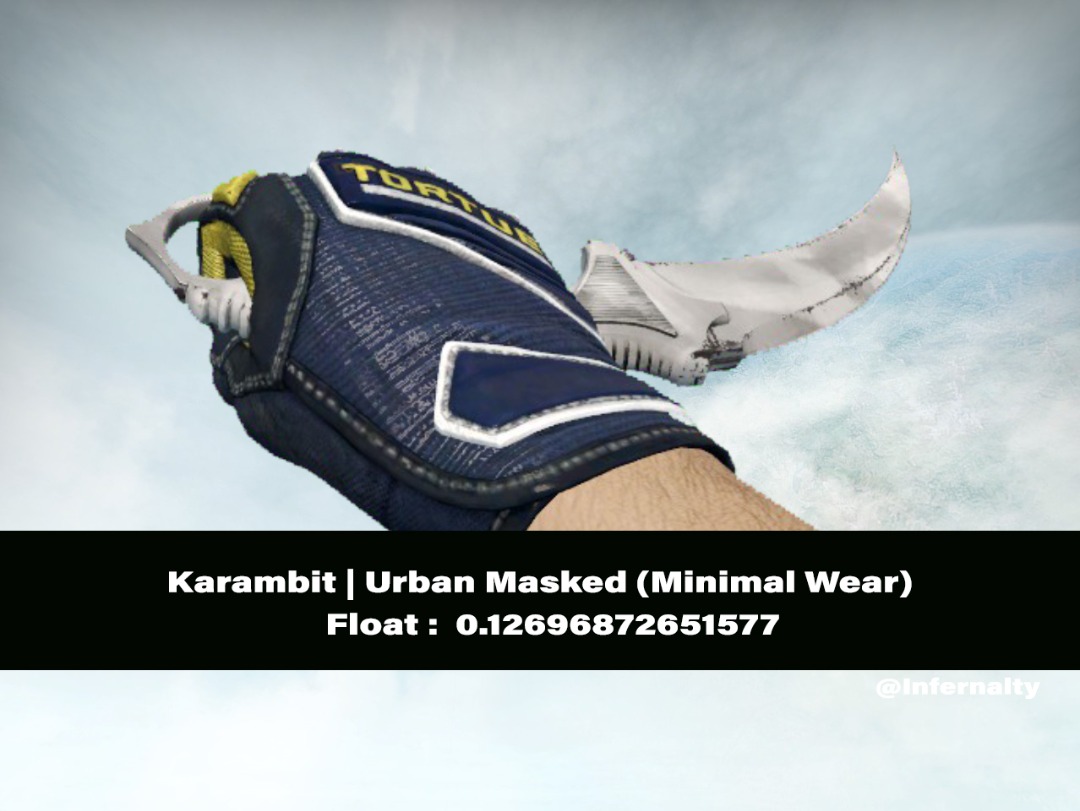 Karambit Urban Masked MW CSGO SKINS KNIVES, Video Gaming, Gaming ...