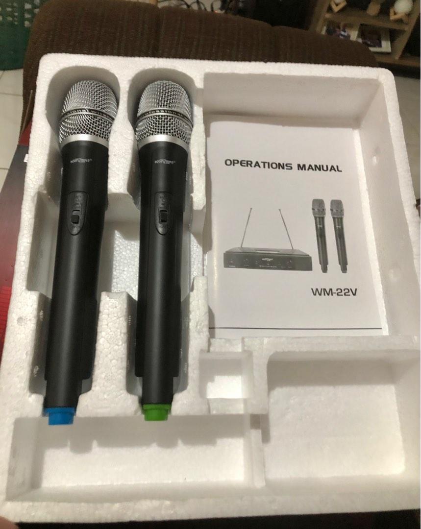 Konzert dual wireless microphone, Audio, Microphones on Carousell