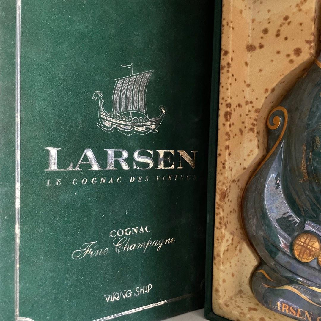 Larsen Ship Cognac XO Invincible Ceramic Gold 700ml, Food & Drinks, Beverages on Carousell