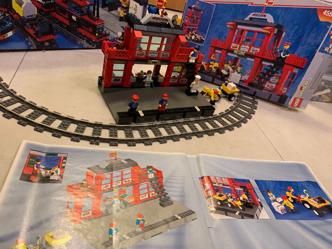 Lego 4556 System Train Station, 興趣及遊戲, 玩具 & 遊戲類 - Carousell