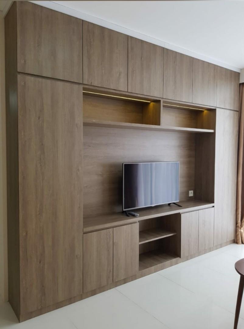 Lemari pakaian backdrop wardrobe kitchenset custom, Perabotan Rumah di ...