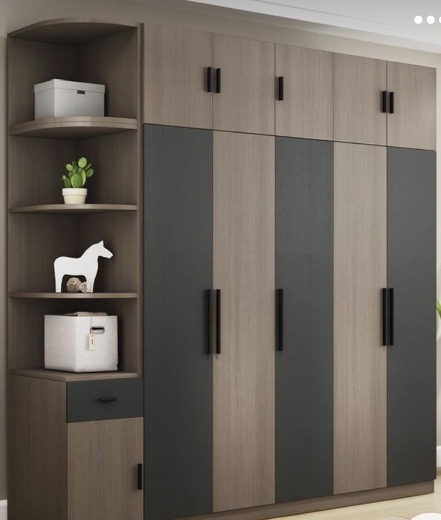 Lemari pakaian backdrop wardrobe kitchenset custom, Perabotan Rumah di ...