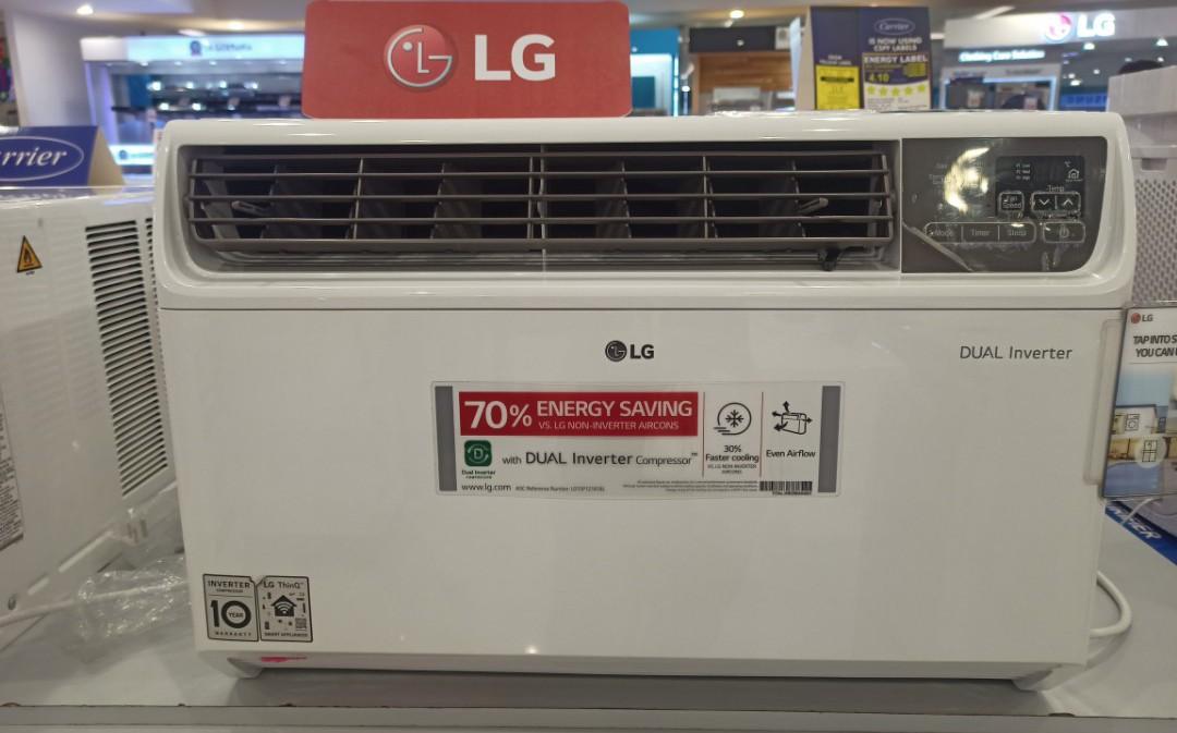 LG DUAL INVERTER STANDARD SIZE WINDOW TYPE, TV & Home Appliances, Air ...