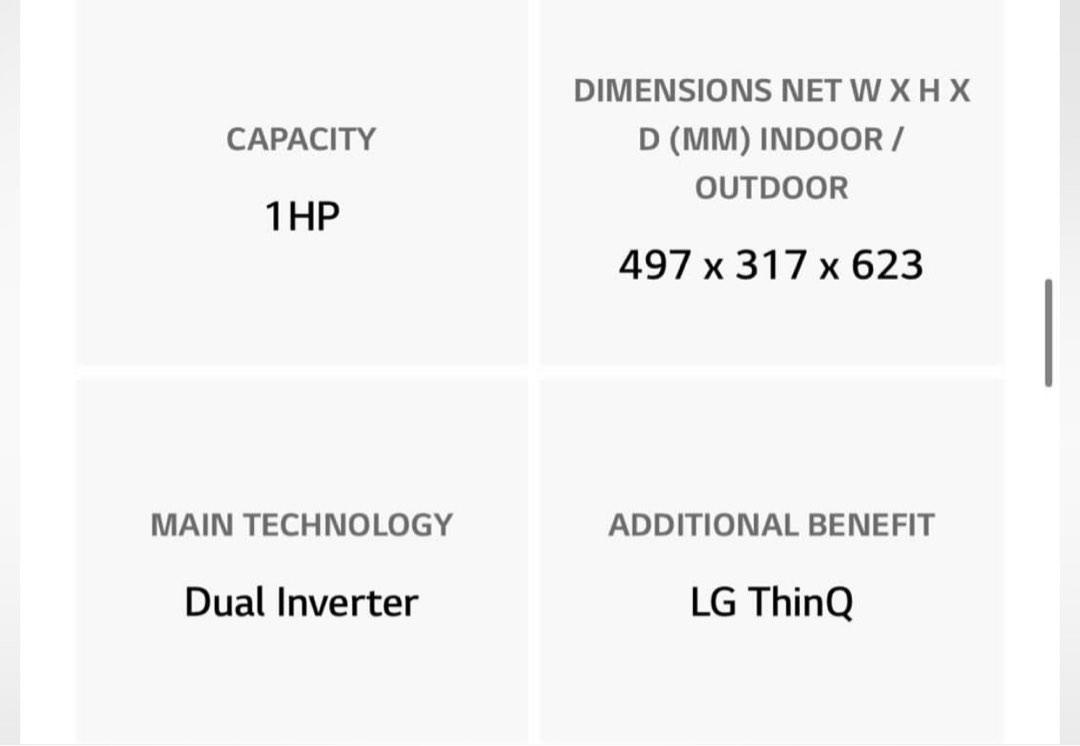 LG LA100EC 1HP Window Type, TV & Home Appliances, Air Conditioning and ...