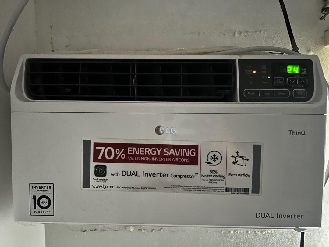 LG LA100EC 1HP Window Type, TV & Home Appliances, Air Conditioning and ...